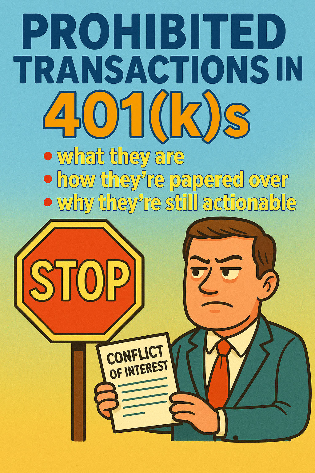Prohibited Transactions in 401(k)s: what they are, how they’re papered ...