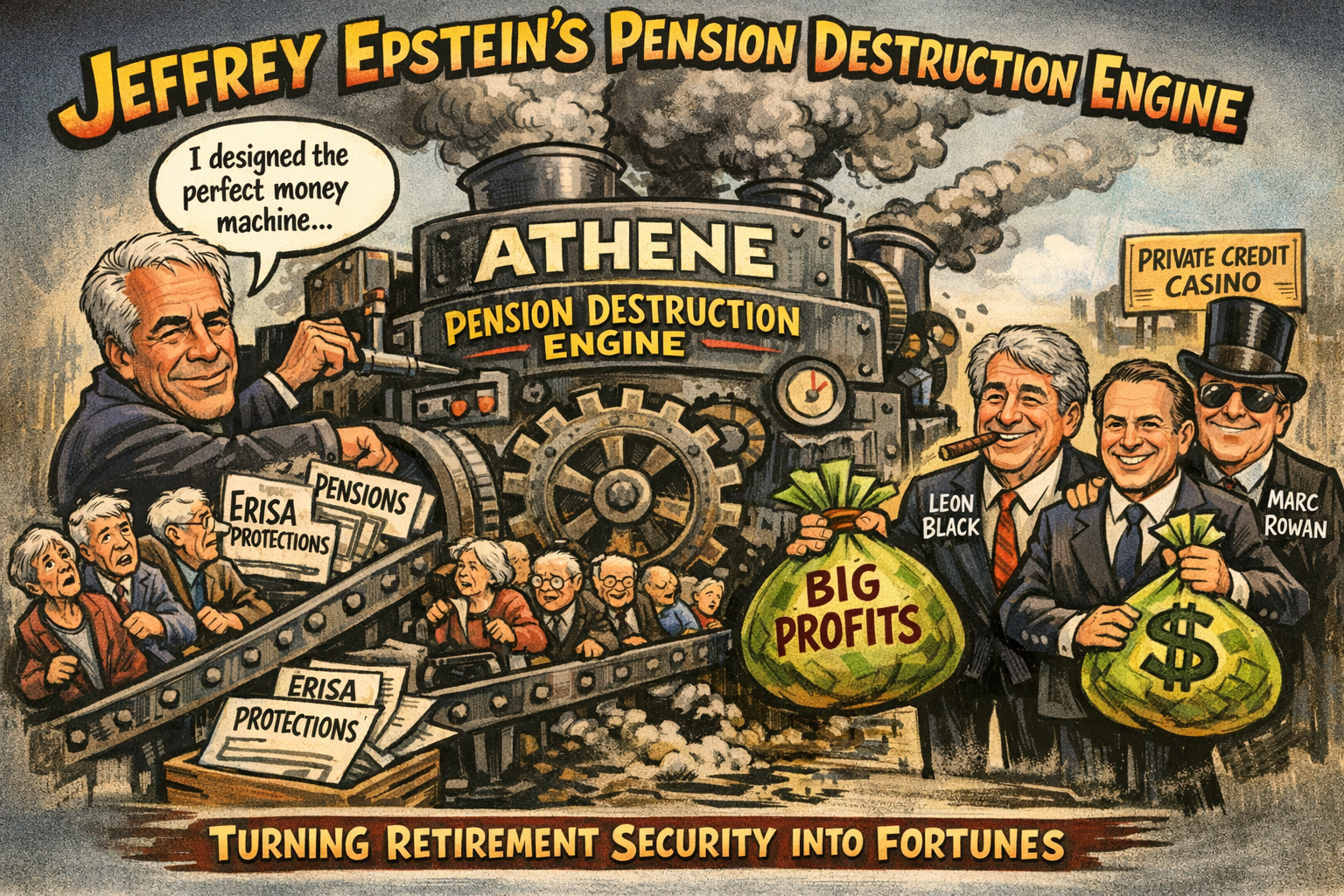 Jeffrey Epstein’s Pension Destruction Engine -Athene -Creating a new ...