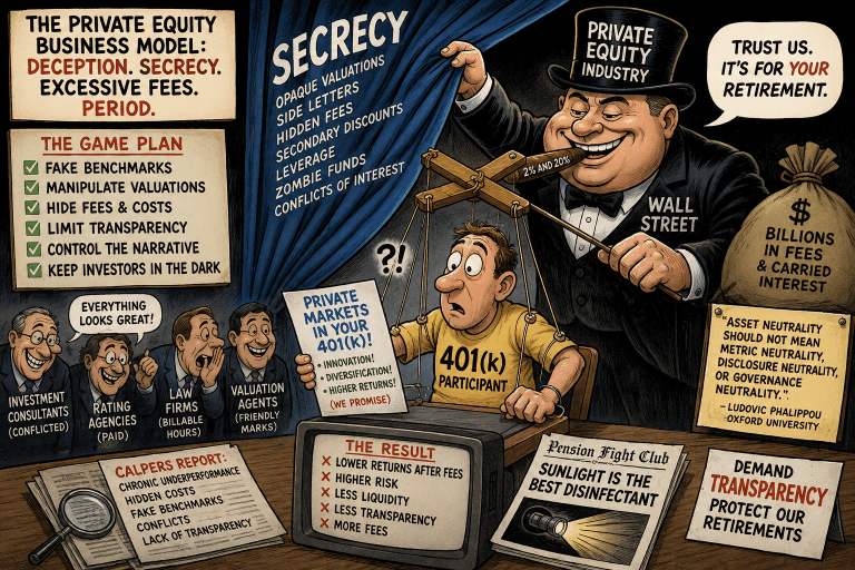 The Private Equity Business Model Depends on Secrecy, Fake Benchmarks ...